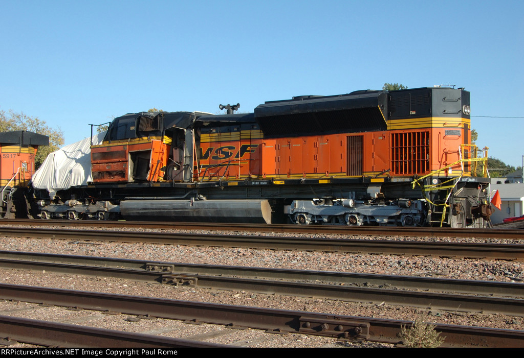 BNSF 9159, EMD SD70ACe, was the lead unit involved in the fatal rear end collision at McPhearson ...